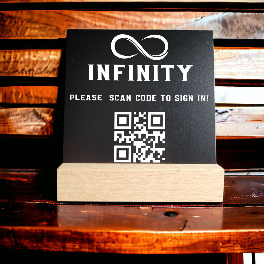 Personalised Business QR Signage