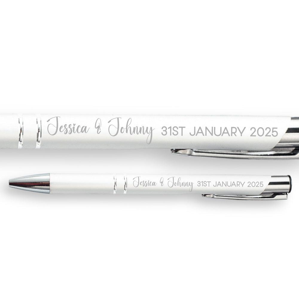 Personalised Wedding Pens