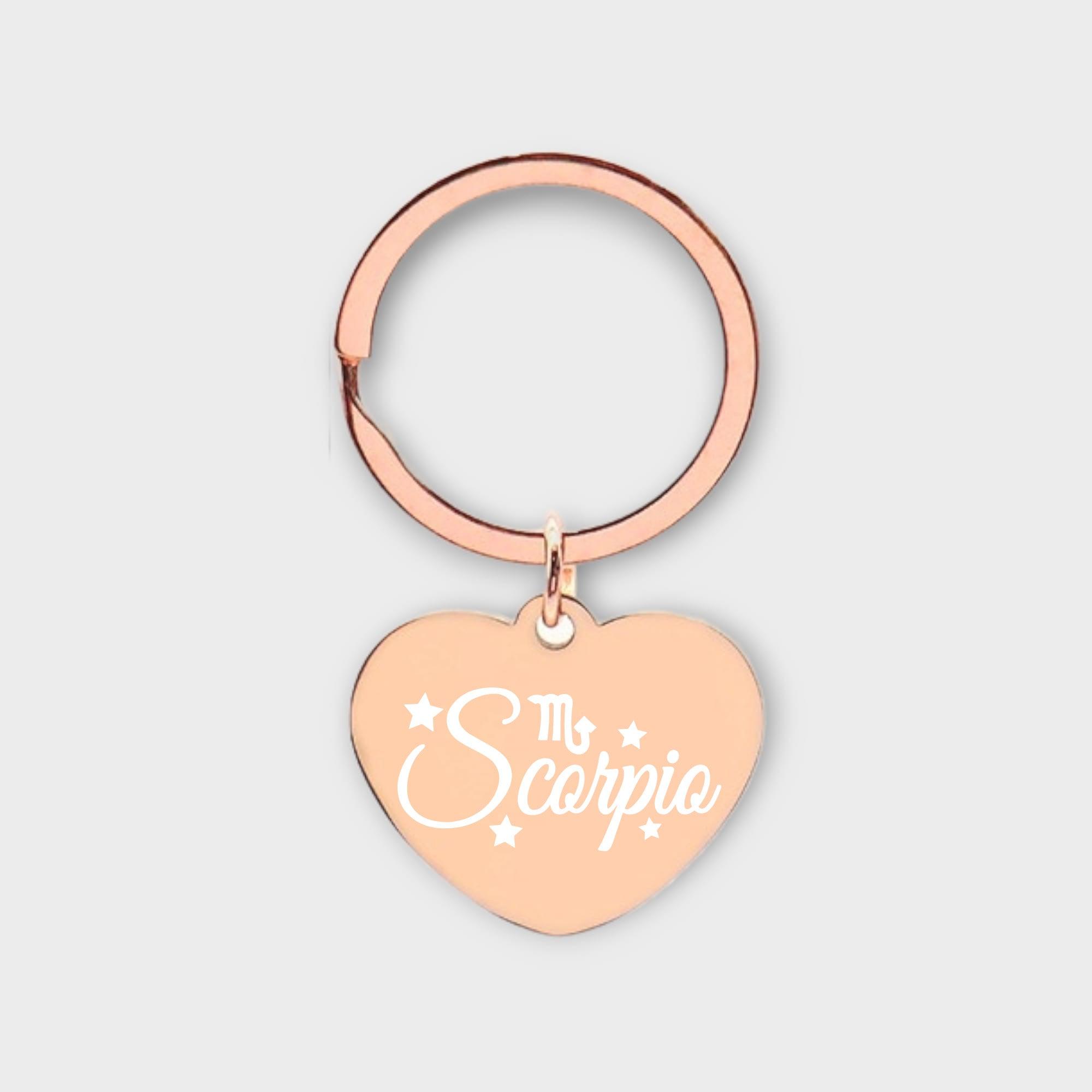 Scorpio Star Sign Keychain